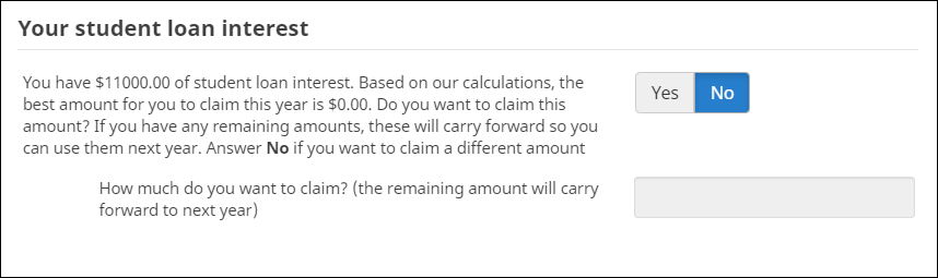 Student loan interest paid in 2020 or interest not claimed in a ...